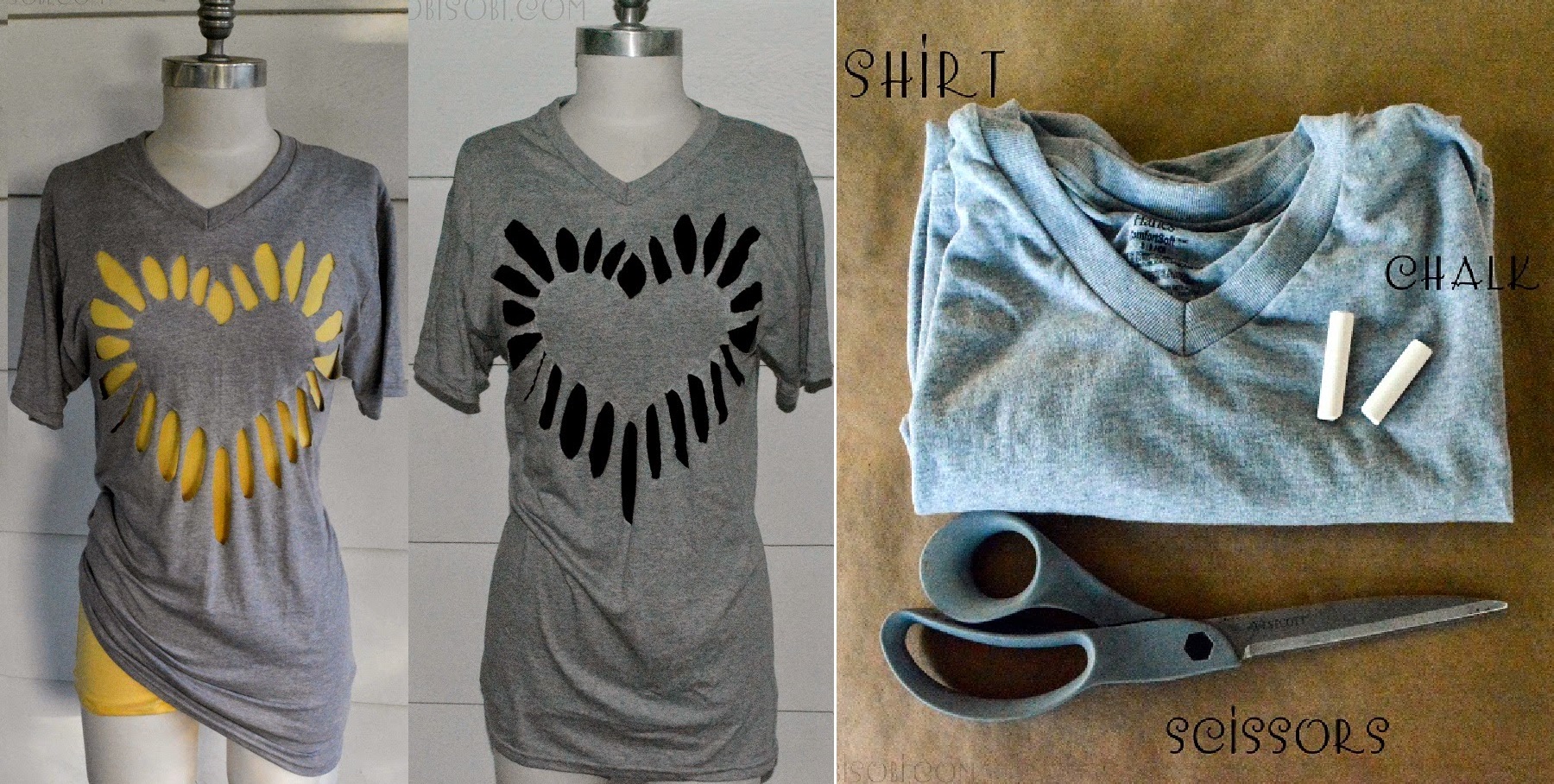 Heart Cut out Shirt Tutorial Pretty Ideas
