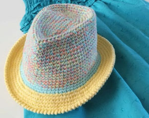 Crochet Fedora Hat (Video+Pattern) - Pretty Ideas