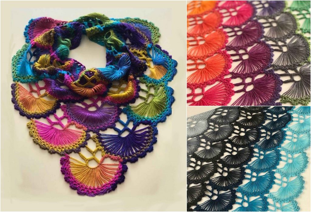 Crochet Beautiful Fan Stitch - Pretty Ideas