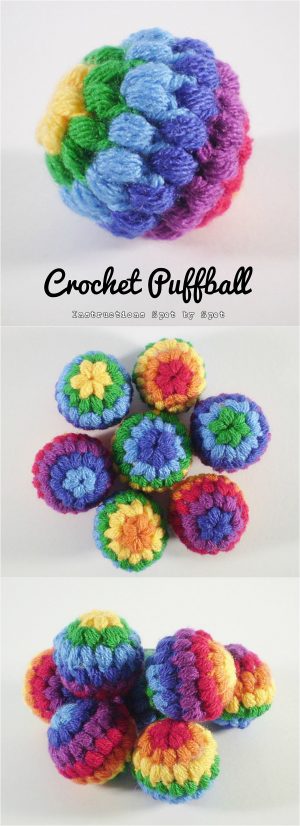 Crochet Puffball - Pretty Ideas