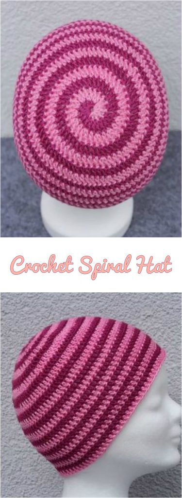 Crochet Spiral Hat - Pretty Ideas