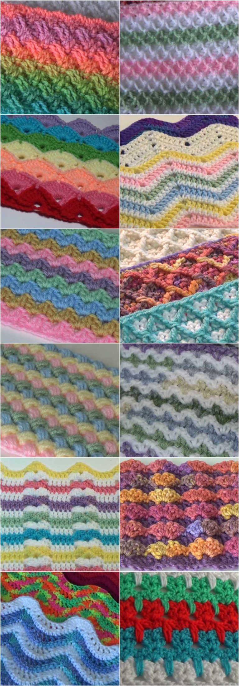50+ Crochet Stitches - Pretty Ideas