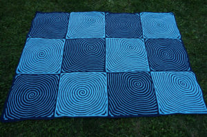 Crochet Vortex Throw