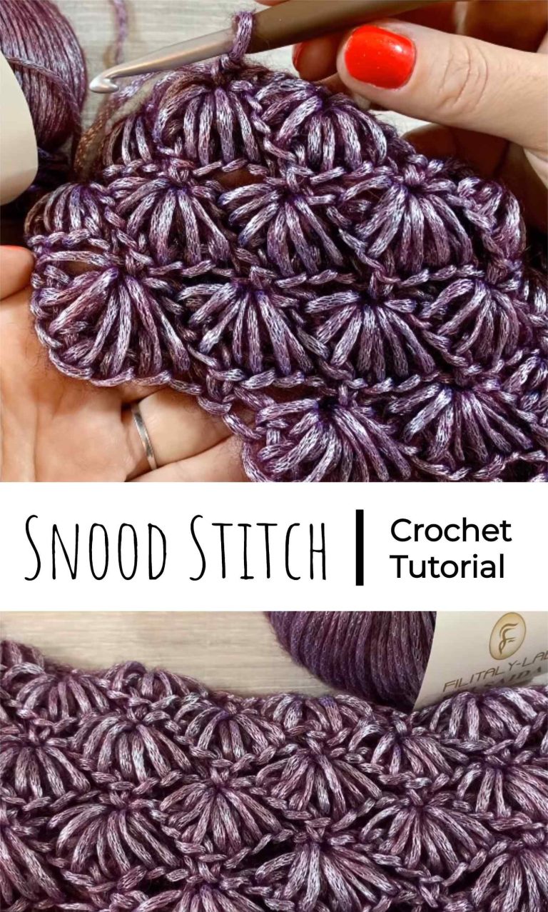 Crochet Snood Stitch