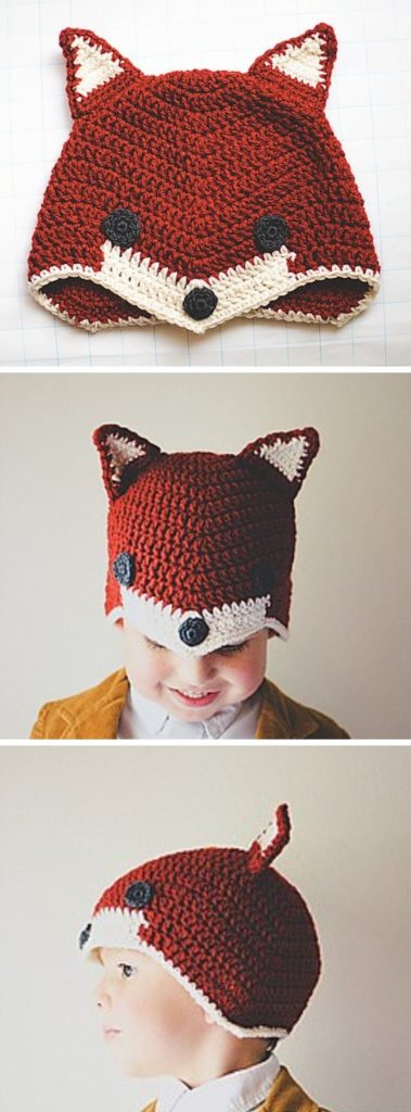 Crochet Fox Hat