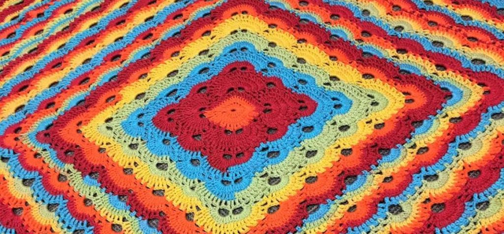 Crochet Virus Blanket