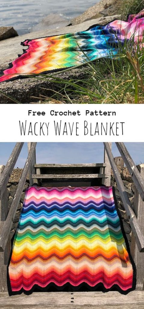 Crochet Wacky Wave Blanket