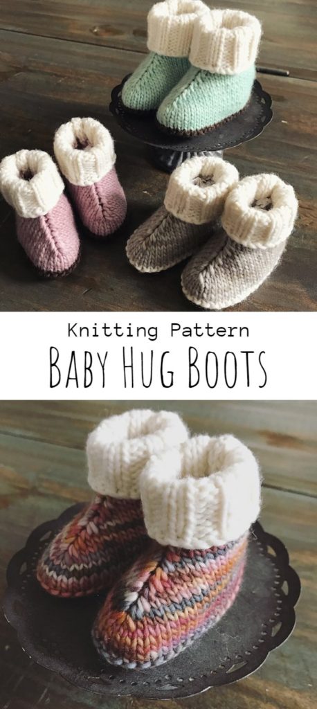Knit Baby Hug Boots