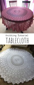 Knit Tablecloth - Pretty Ideas