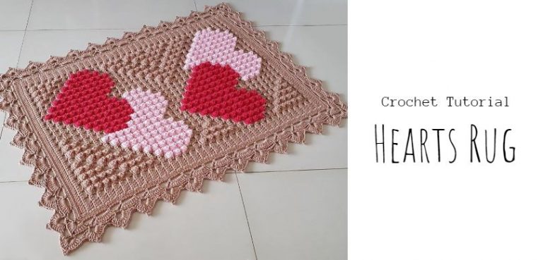 Crochet Hearts Blanket