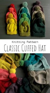 Knit Classic Cuffed Hat