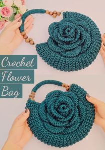 Crochet Flower bag