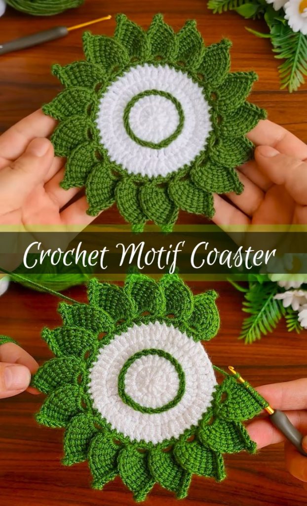 Crochet Motif Coaster