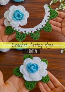 String Rose Crochet Tutorial