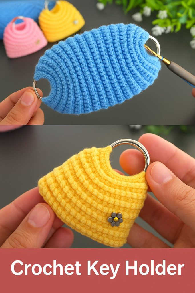 How to Crochet a Mini Bag Keychain