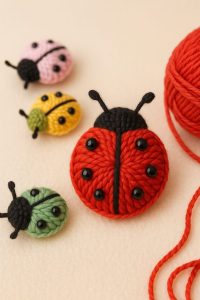 Quick Cute Crochet Ladybug Tutorial